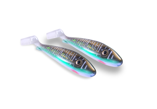 McRubber Junior 17cm UV Series 2-pack Electric Pike Flash ...